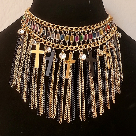 Betsey Johnson | Jewelry | Vintage Betsey Johnson 9s Black Label Runway ...